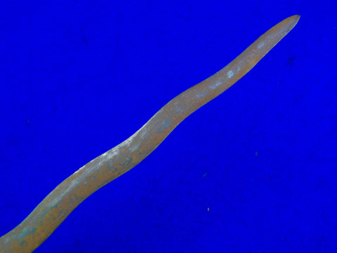 Antique 19 Century Philippines Philippine Kris Short Sword Knife w/ Sc ...