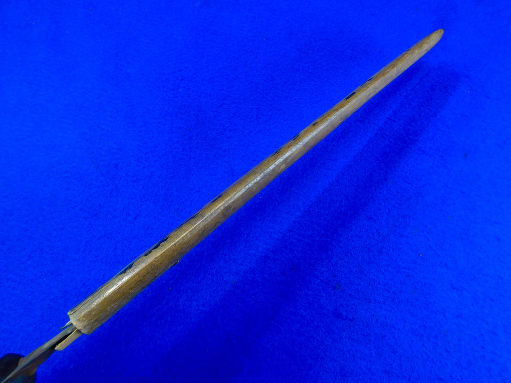 Antique 19 Century Philippines Philippine Kris Short Sword Knife w/ Sc ...