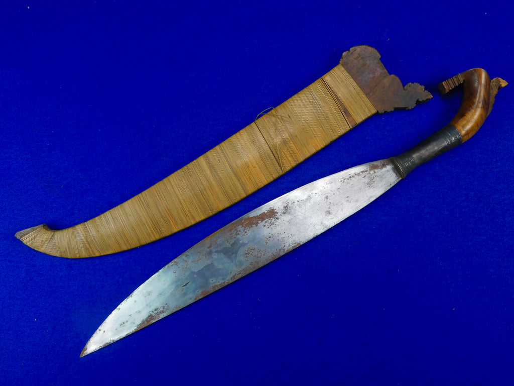 Antique 19 Century Philippines Philippine Punal Sword w/ Scabbard ...