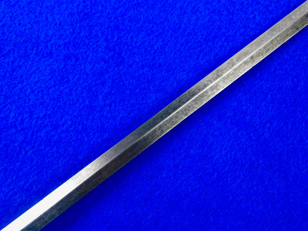 Antique 19C US Model 1860 Presentation Engraved 1877 Dated Sword w/sca ...