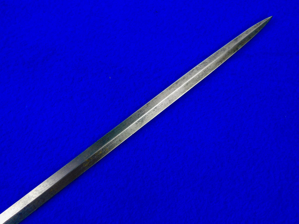 Antique 19C US Model 1860 Presentation Engraved 1877 Dated Sword w/sca ...