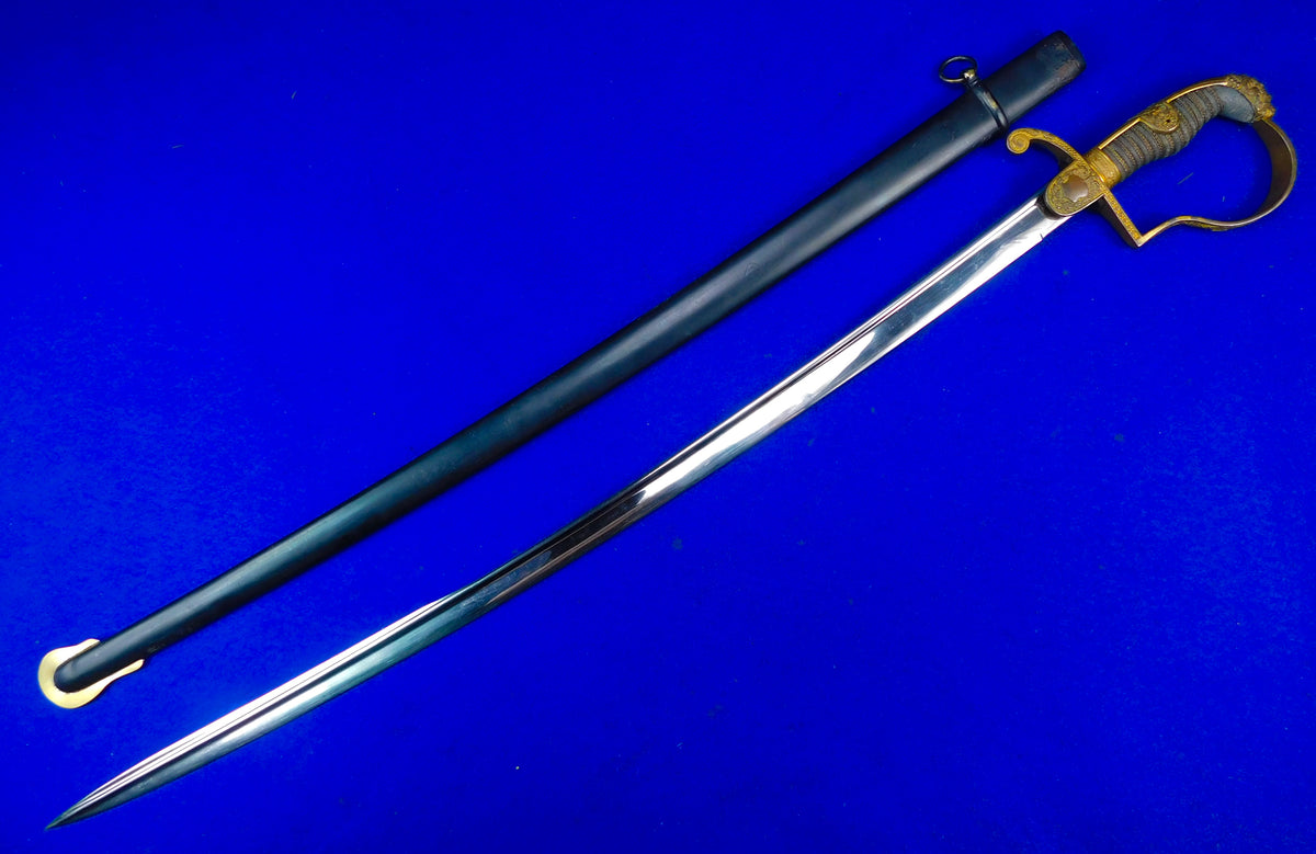 Antique German Germany WW1 Grosser Size Lion Head Artillery Sword w/ S ...