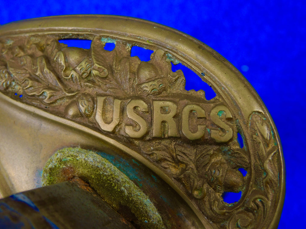 Antique US WW1 USRCS Revenue Cutter Service Engraved Sword w/scabbard ...