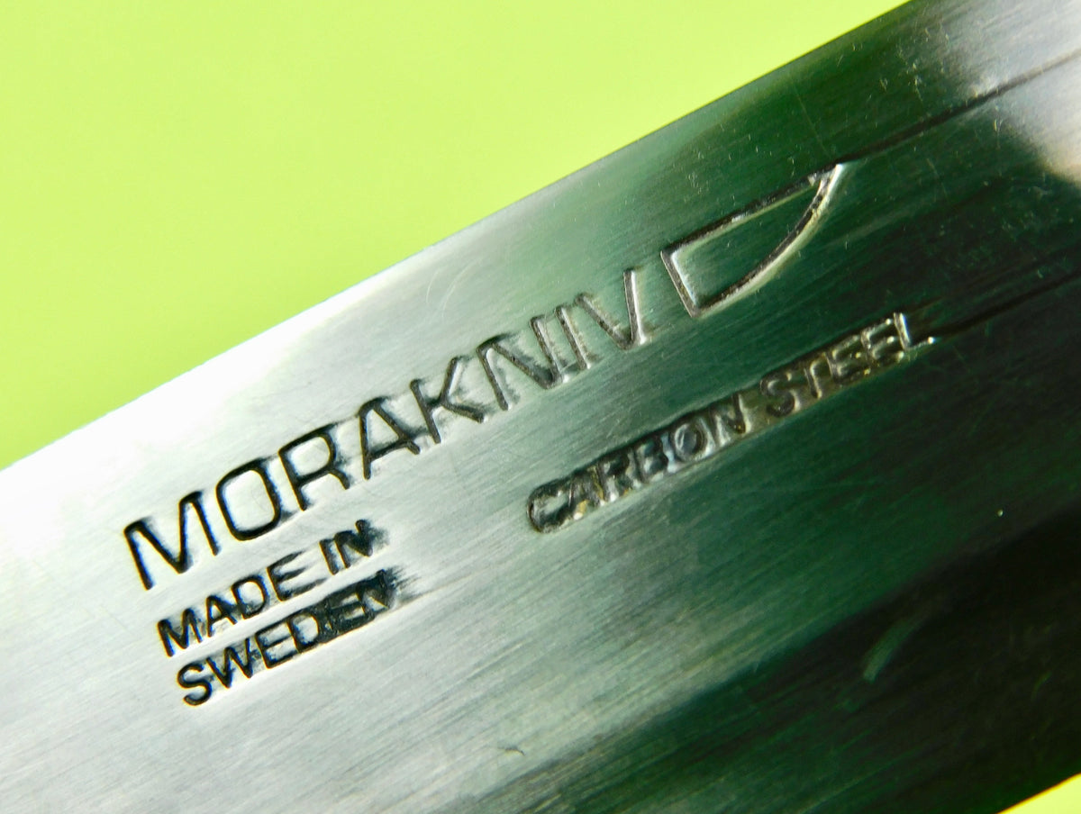 Vintage Morakniv Sweden Swedish Mora Large Stag Hunting Knife w/ Sheat ...