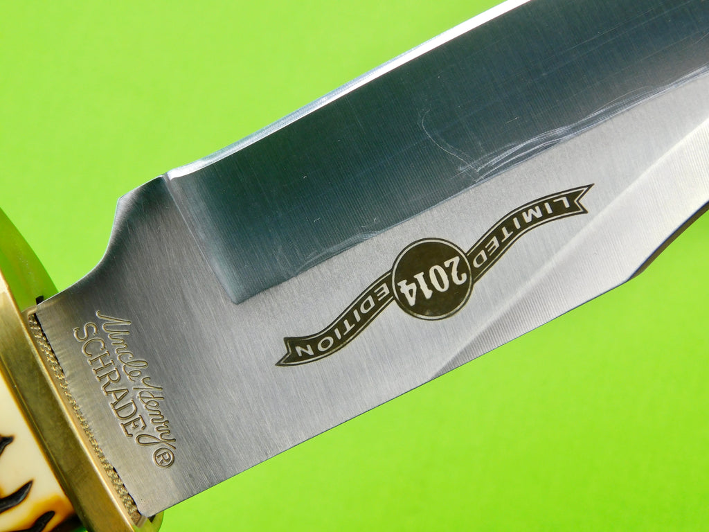 US 2014 Schrade Uncle Henry Limited Edition 171UH Pro Hunter Knife She ...