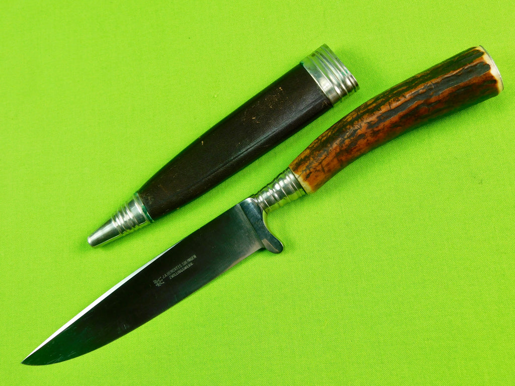 Vintage German Germany Solingen JA Henckels Zwillingswerk Stag Hunting ...