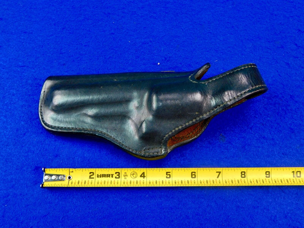Vintage US Bianchi #5BHL Pistol Revolver Gun Black Leather Holster ...