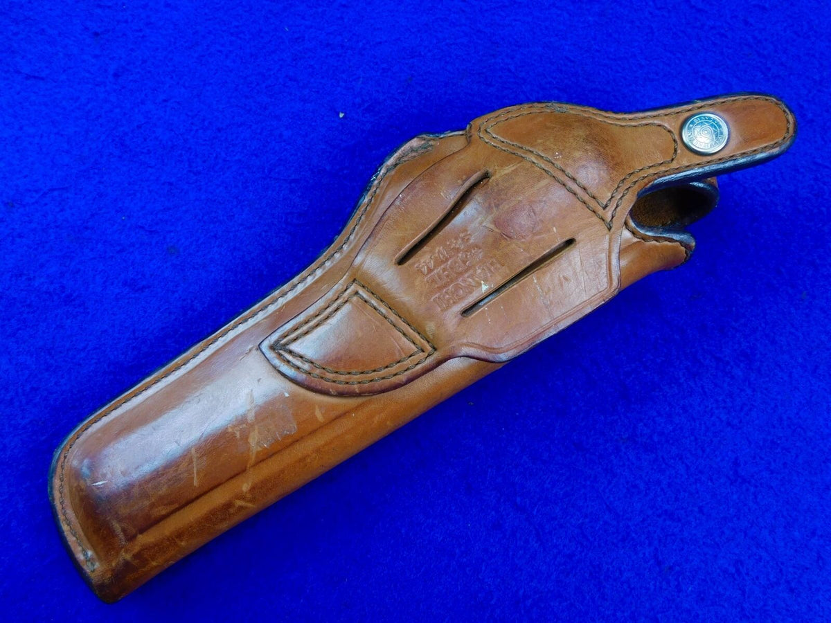 Vintage US Bianchi #5BHL Smith & Wesson Pistol Revolver Gun Leather Ho ...