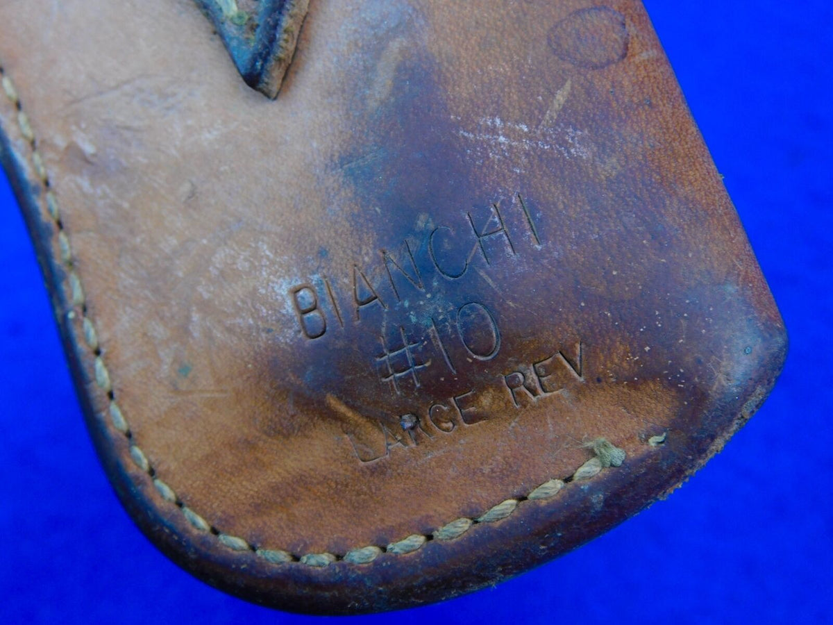 Vintage US Bianchi #10 Pistol Revolver Gun Leather Holster – ANTIQUE ...