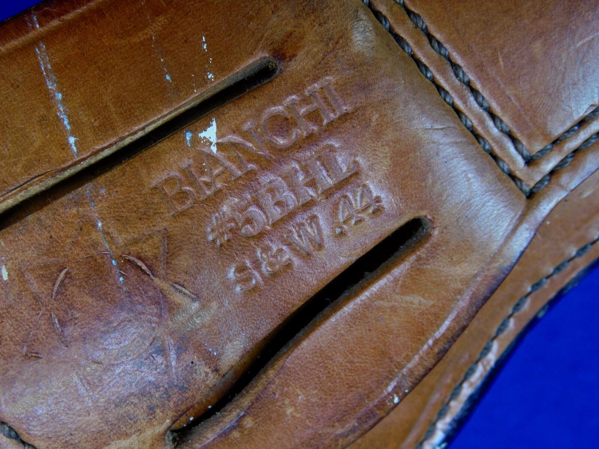 Vintage US Bianchi #5BHL Smith & Wesson Pistol Revolver Gun Leather Ho ...