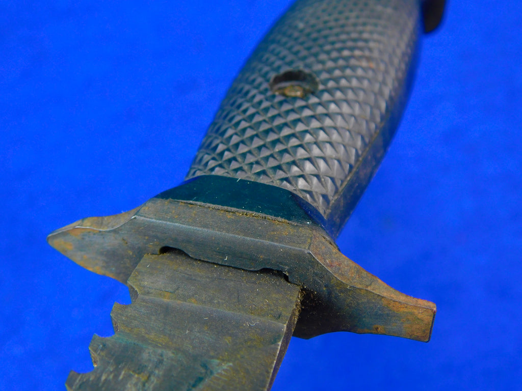 Vintage US Imperial Survival Saw Back Knife w/ Scabbard & Kit – ANTIQUE ...