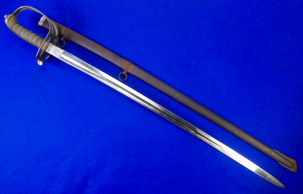 Antique 19 Century US Civil War Non Regulation Officer's Sword w/ Scab ...