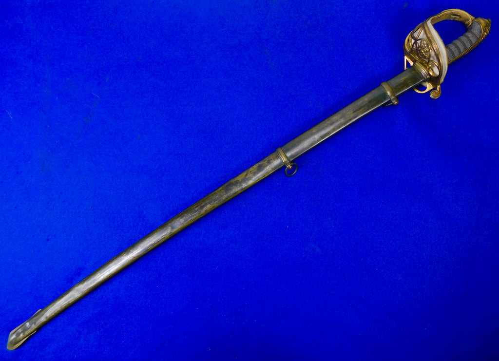 Antique 19C British English Model 1821 Light Cavalry Officer's Sword w ...