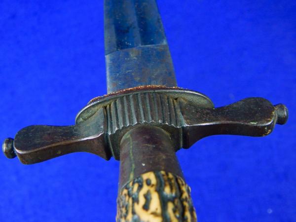 German Germany French France WW1 Hunting Dagger Knife Short Sword w/ S ...