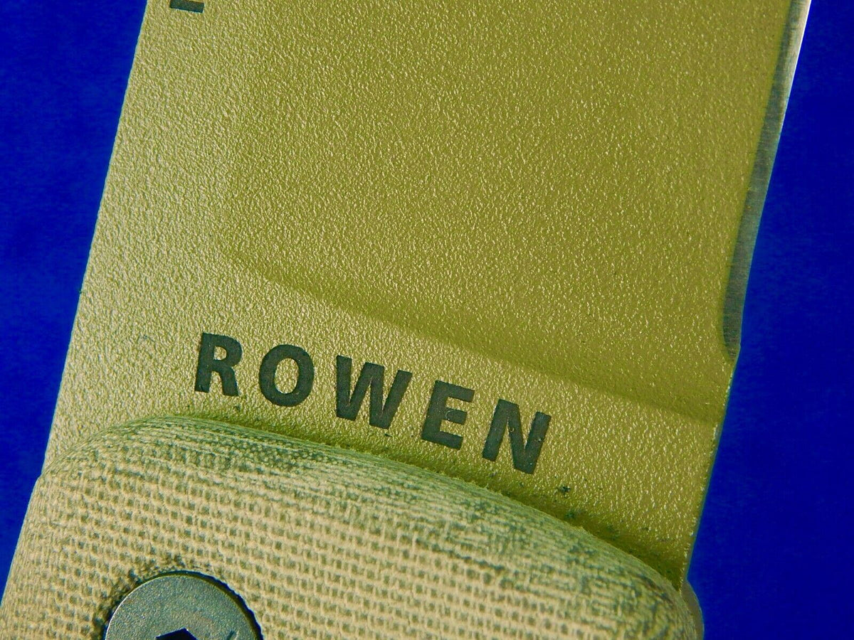 US Rowen Junglas Esee Knives Large Bowie Fighting Knife w/ Scabbard ...