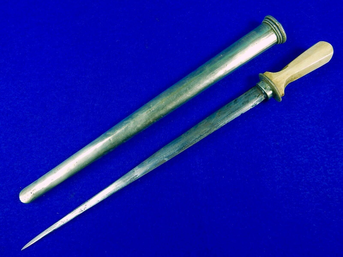 Antique Old 19 Century Chinese China Bhutan Dagger Fighting Knife w/ S ...