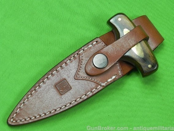 AL MAR Push Dagger with Leather Sheath – ANTIQUE & MILITARY FROM BLACKSWAN