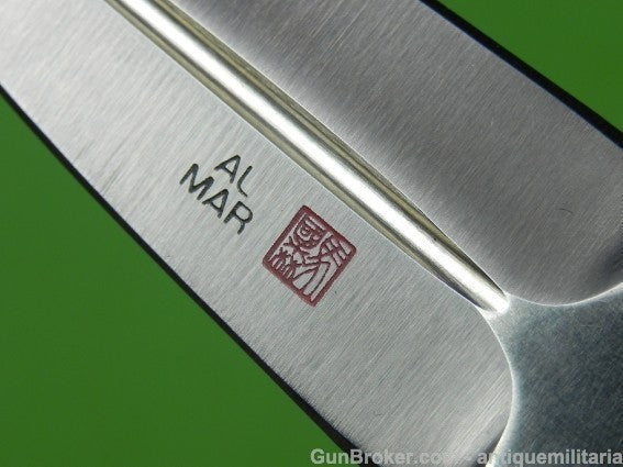 AL MAR Push Dagger with Leather Sheath – ANTIQUE & MILITARY FROM BLACKSWAN