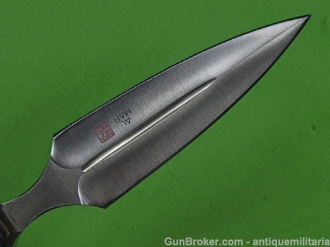 AL MAR Push Dagger with Leather Sheath – ANTIQUE & MILITARY FROM BLACKSWAN