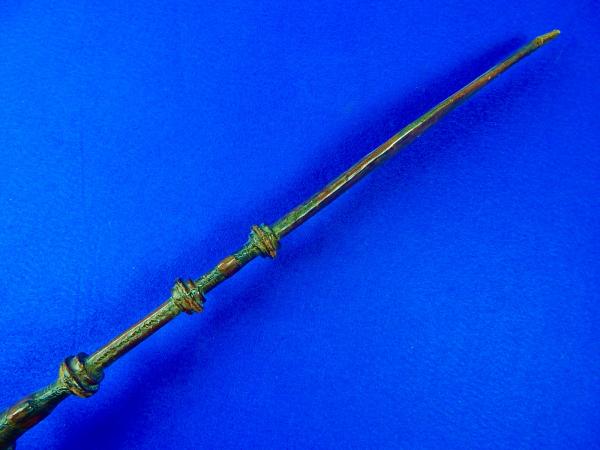 Antique Old Africa African Manding Sword European Blade w/ Scabbard ...
