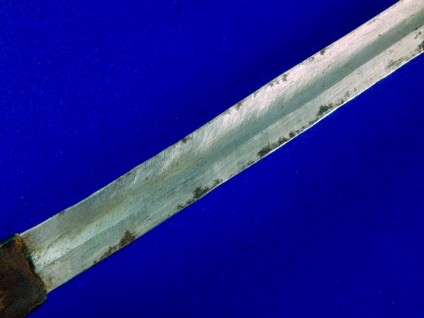 Antique Old Africa African Manding Sword European Blade w/ Scabbard ...