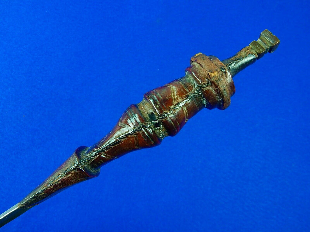Antique Old Africa African Manding Sword European Blade w/ Scabbard ...