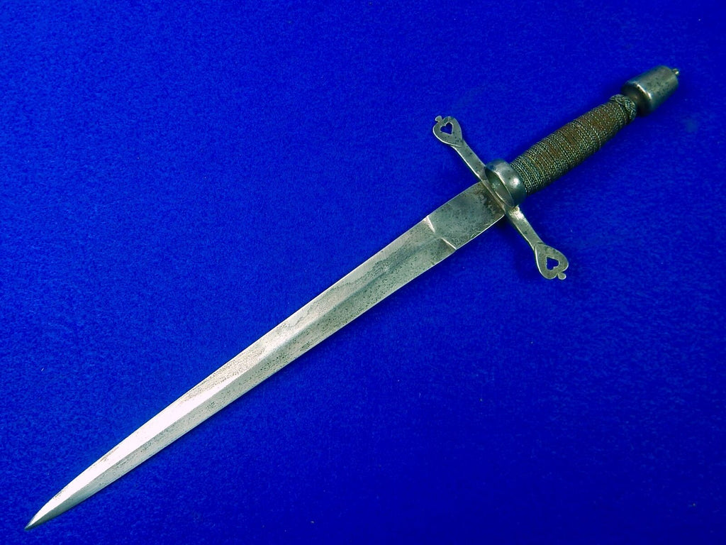 Antique 17 18 Century French France Spanish Left Hand Dagger Fighting ...