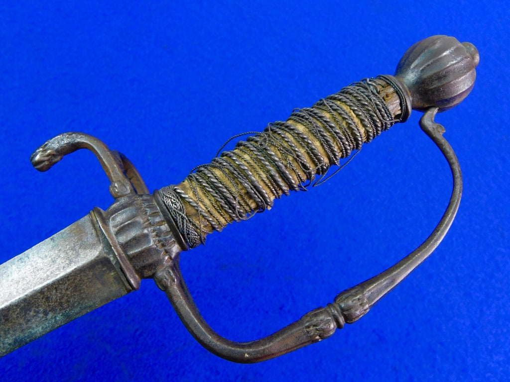 Antique 17 Century French France Germany German Engraved Rapier Sword ...