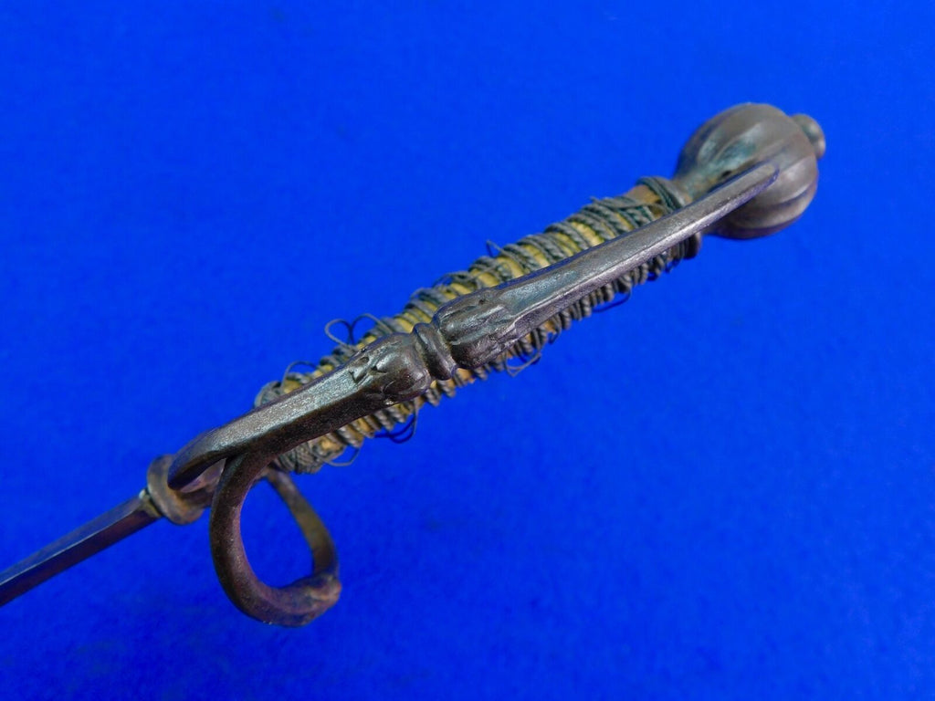 Antique 17 Century French France Germany German Engraved Rapier Sword ...