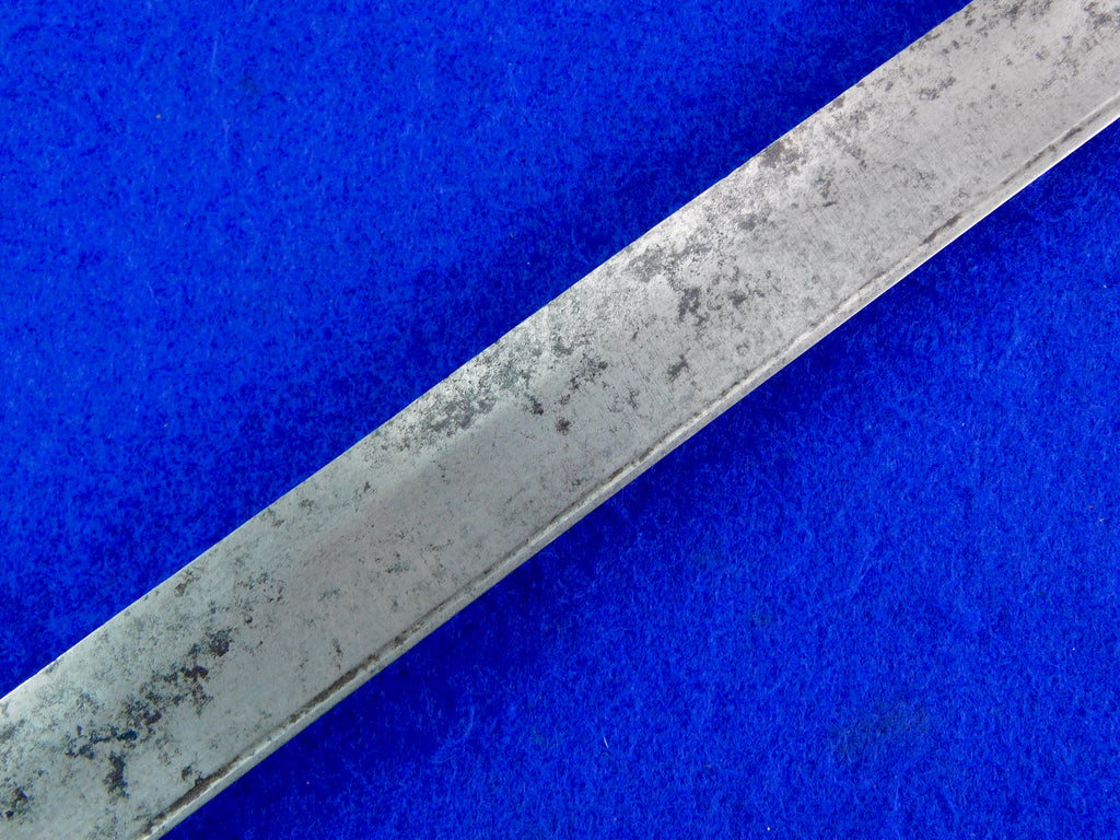 Antique 18 Century German Germany Engraved Chiseled Blade Hunting Dagg ...