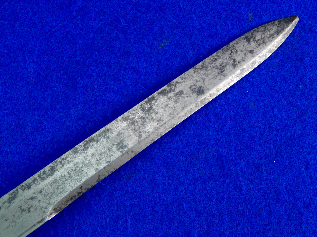 Antique 18 Century German Germany Engraved Chiseled Blade Hunting Dagg ...