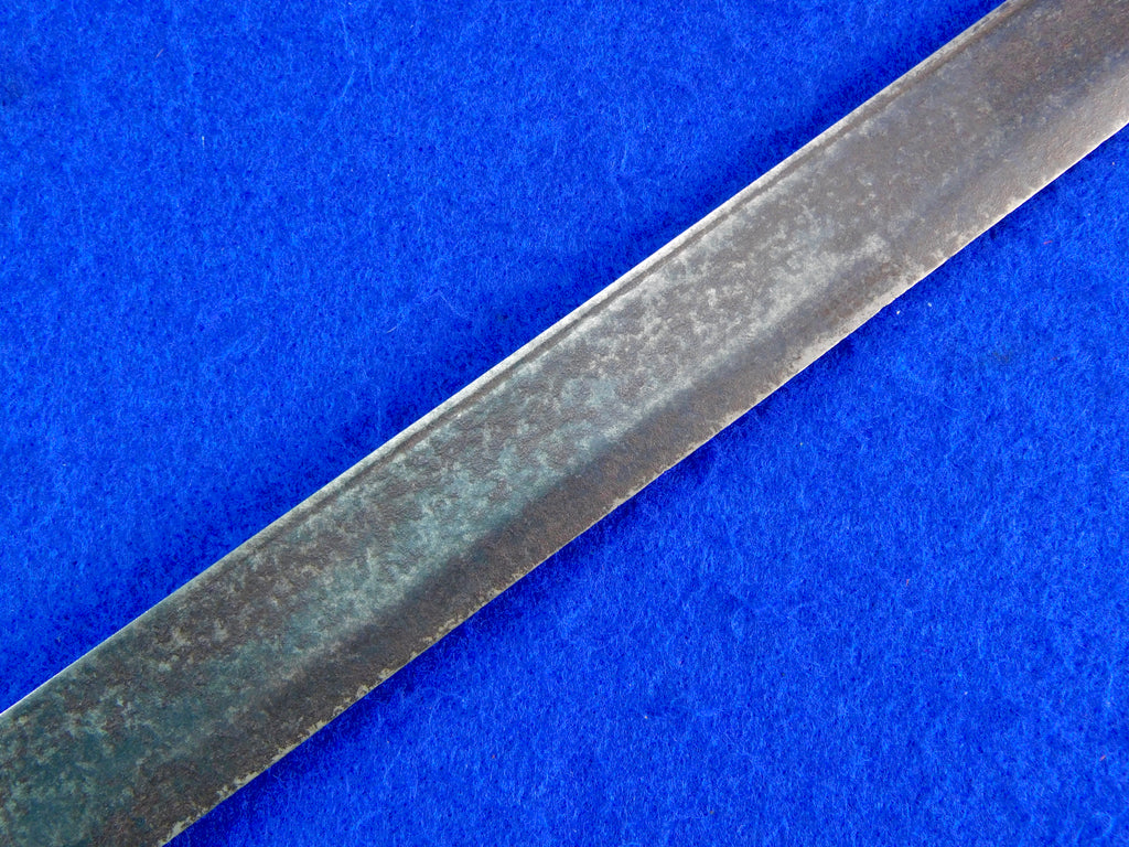Antique 18 Century German Germany Engraved Chiseled Blade Hunting Dagg ...