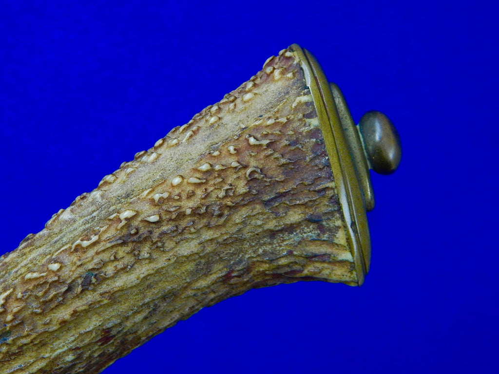 Antique 19 Century British English Scottish Stag Handle Hunting Dagger ...