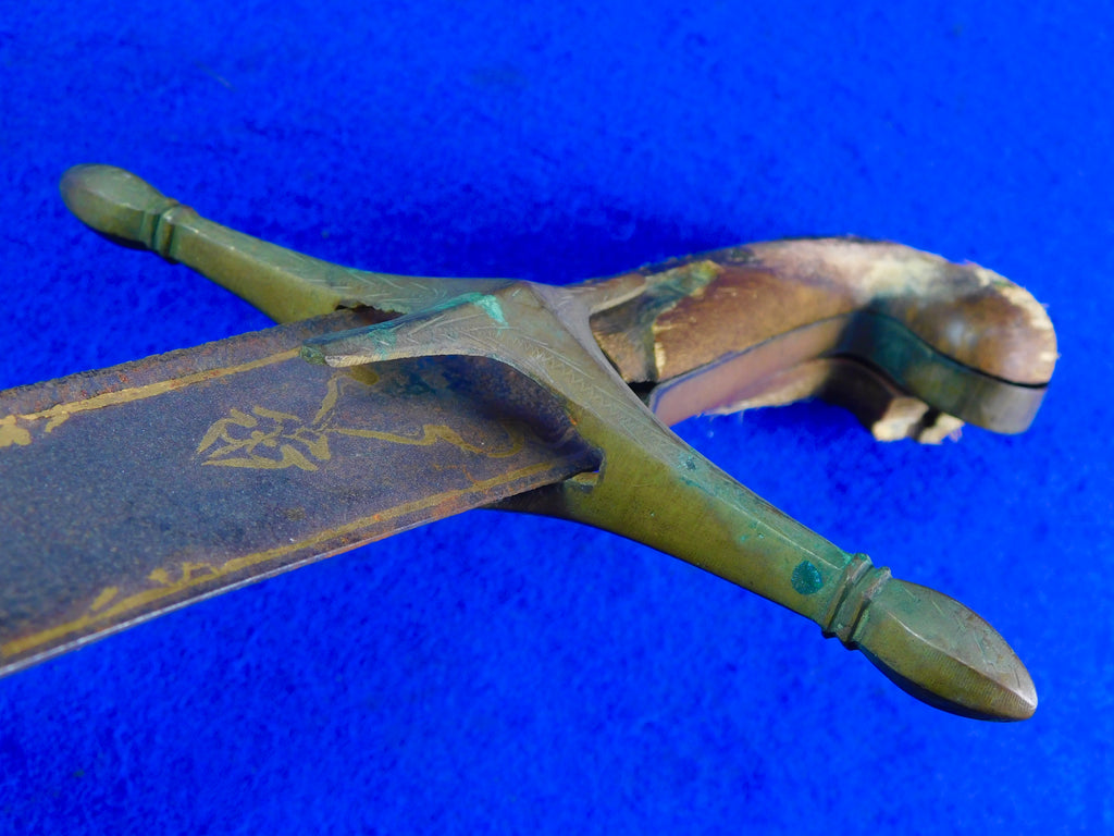 Antique 19 Century Turkish Turkey Kilij Pala Shamshir Ottoman Sword w ...