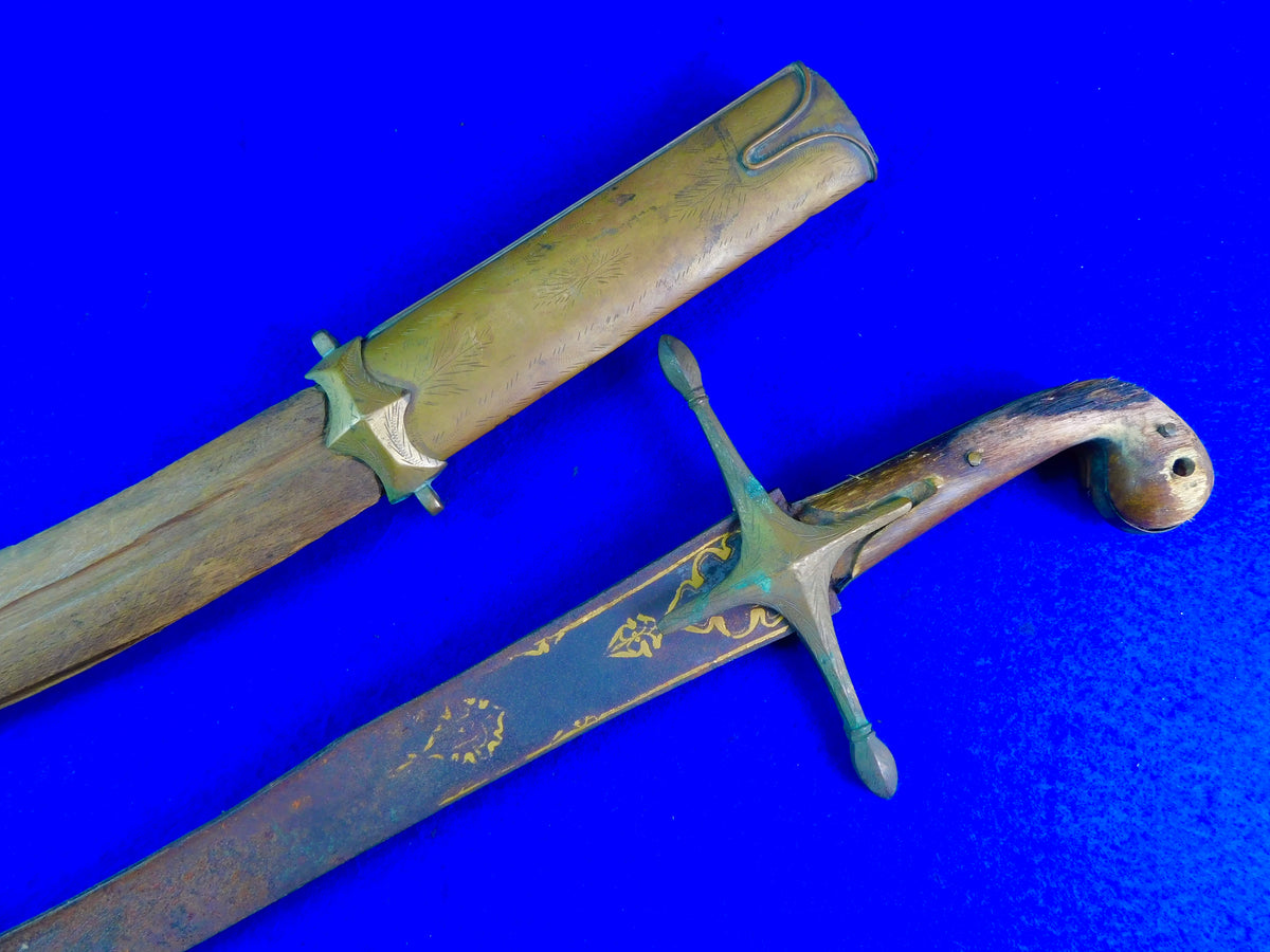 Antique 19 Century Turkish Turkey Kilij Pala Shamshir Ottoman Sword w ...