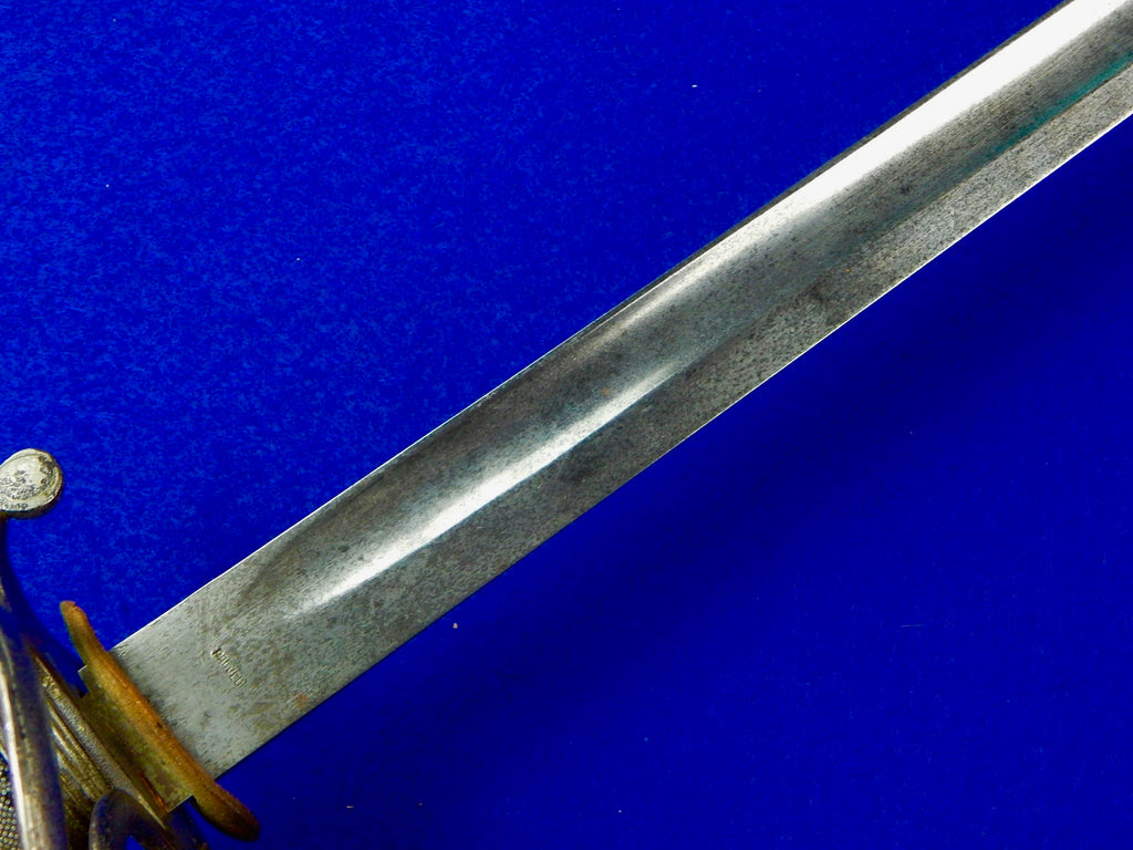 Antique 19 Century British English Royal Artillery Numbered Sword ...