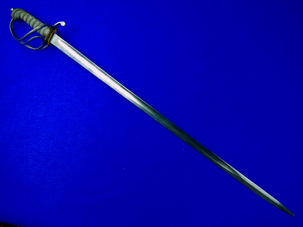 Antique 19 Century British English Royal Artillery Numbered Sword ...