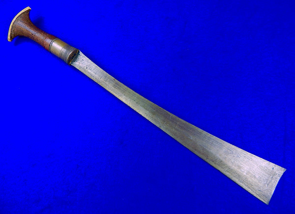 Antique Old 19 Century Burmese Burma Kachin Naga Dao Sword – ANTIQUE ...