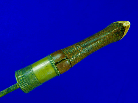 Antique Old 19 Century Burmese Burma Kachin Naga Dao Sword – ANTIQUE ...