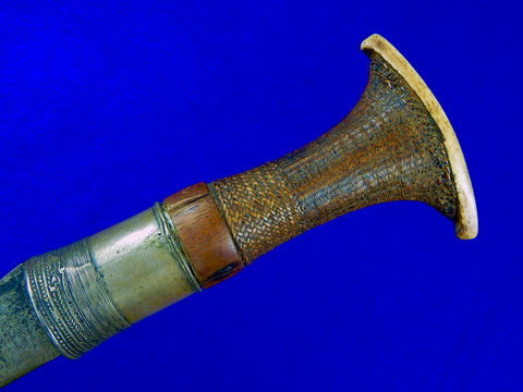 Antique Old 19 Century Burmese Burma Kachin Naga Dao Sword – ANTIQUE ...