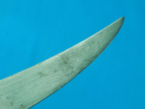 Antique Vintage Old Africa African Curved Blade Hunting Fighting Knife ...