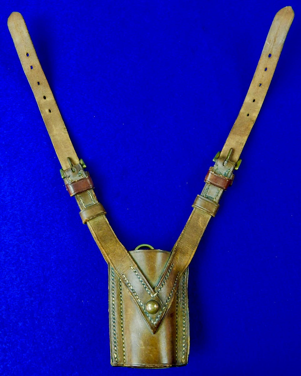 Antique British English WWI WW1 Sword Leather Frog – ANTIQUE & MILITARY ...