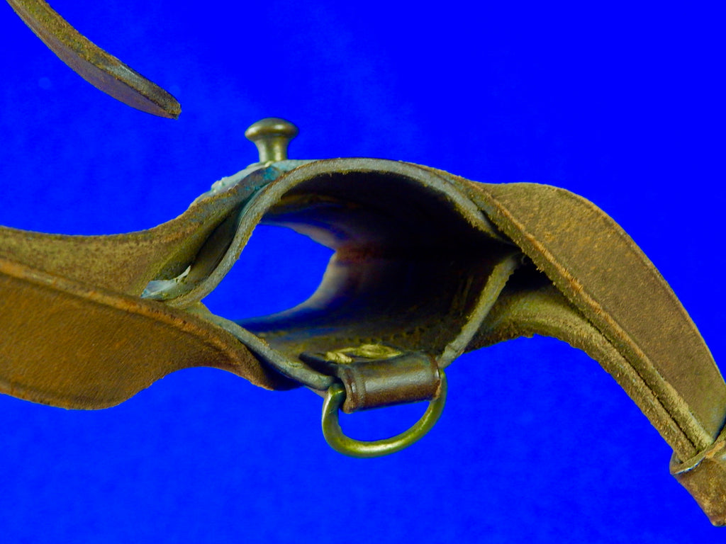 Antique British English WWI WW1 Sword Leather Frog – ANTIQUE & MILITARY ...