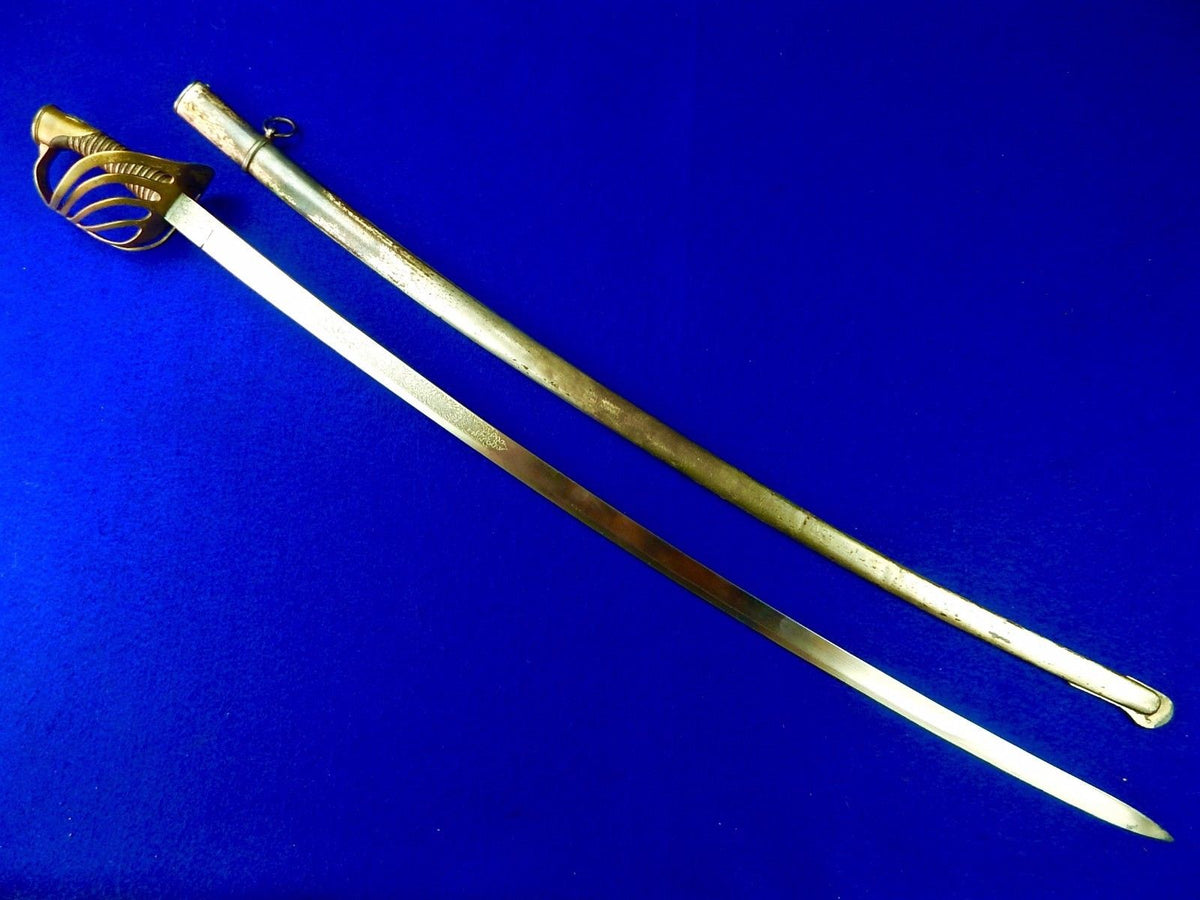 Antique French France Spanish Spain Blade 19 Century Cavalry Sword wit ...