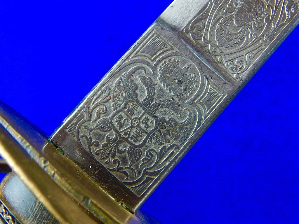 Antique French France Spanish Spain Blade 19 Century Cavalry Sword wit ...