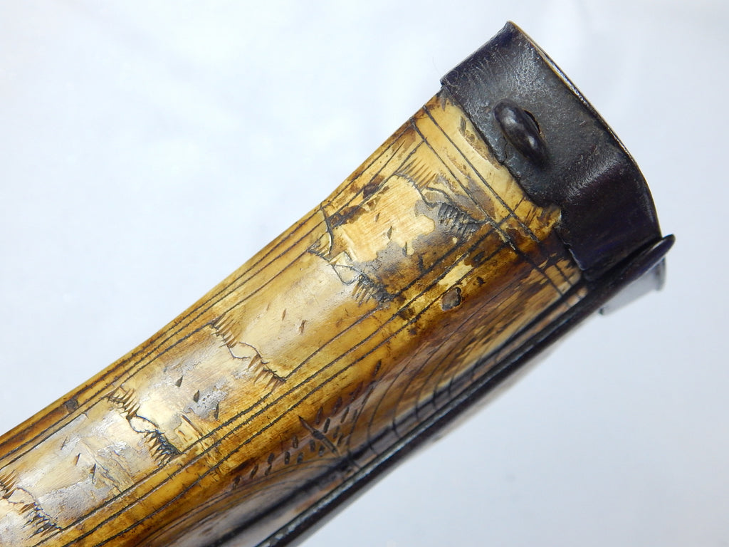 Antique Old Germany German 1550-1620 Musketeer's Powder Flask Canteen ...