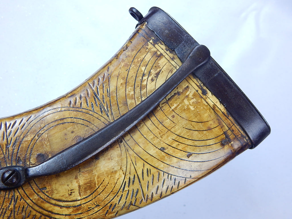 Antique Old Germany German 1550-1620 Musketeer's Powder Flask Canteen ...