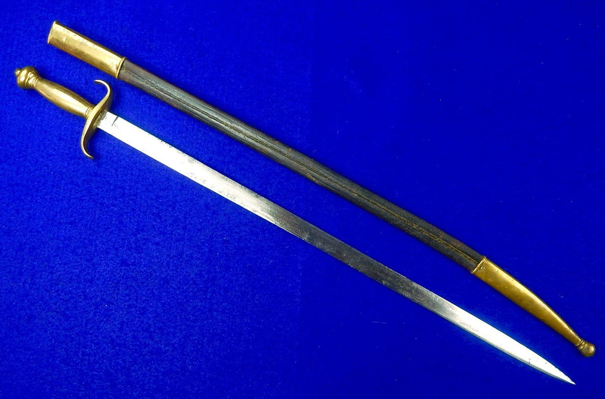 Antique Old Germany German 19 Century Short Sword with Scabbard ...