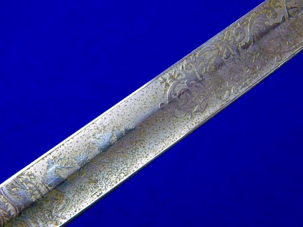 Antique Germany VERY RARE German 19 Century Jager Short Sword Dagger w ...