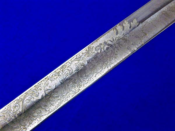 Antique Germany VERY RARE German 19 Century Jager Short Sword Dagger w ...